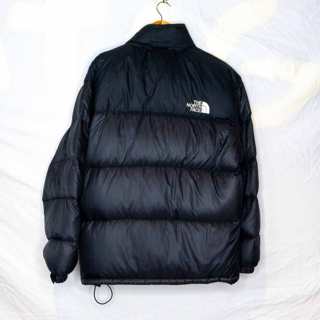 Black Retro TNF Puffer Jacket • Bushpop